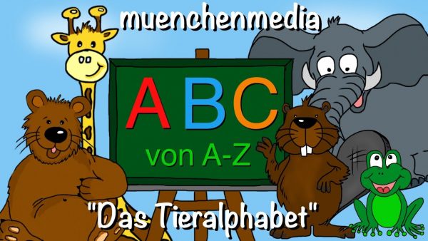 ABC Lied ( ABC Song) - Alphabet deutsch lernen - Kinderlieder deutsch ...